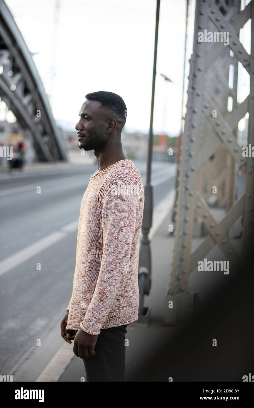 Three quarter profile view hi-res stock photography and images - Alamy