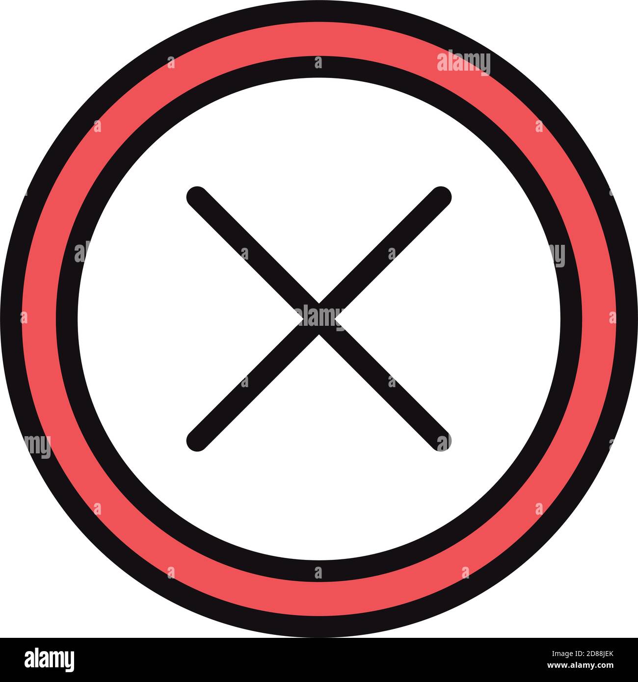 user interface error operating system button linear and fill style ...