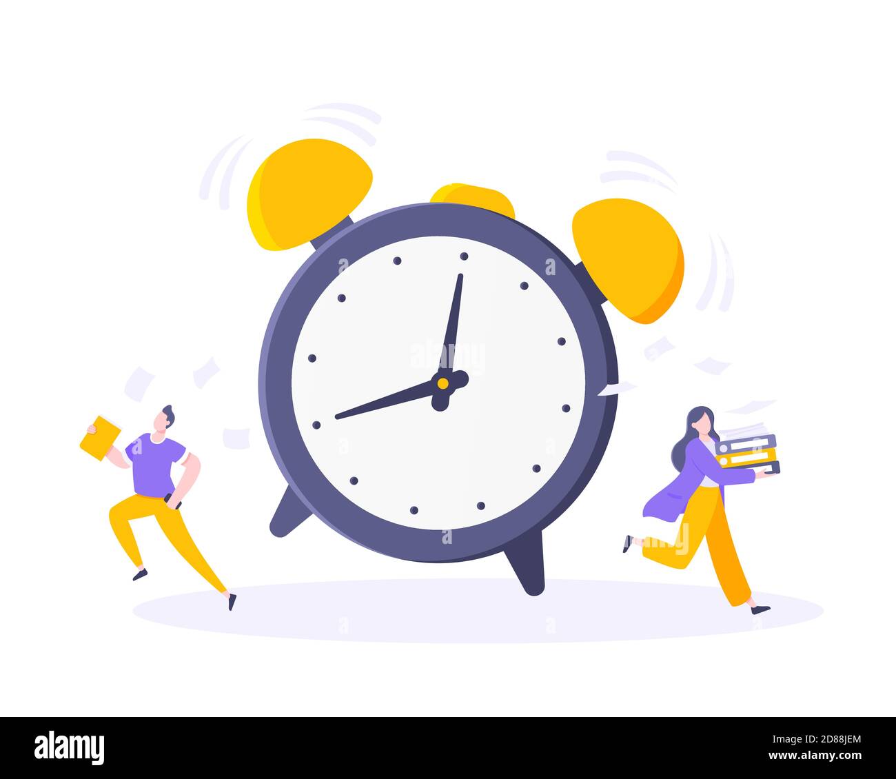 Good working time or effective time management business concept Stock ...