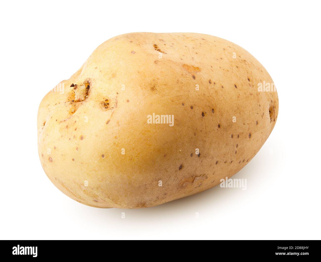 potato, isolated on white background, clipping path, full depth of ...
