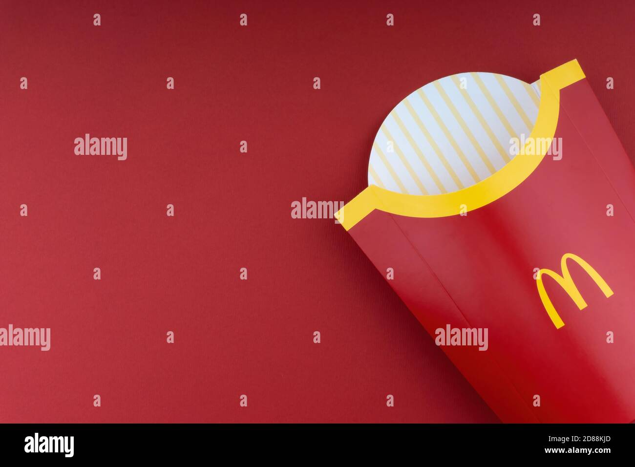 Mcdonalds french fries chips box hi-res stock photography and images ...