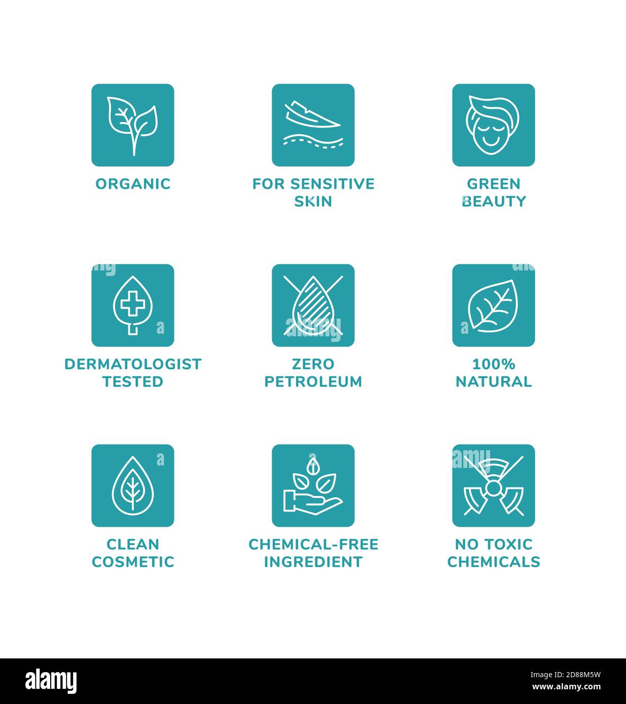 Clean icon set Stock Vector Images - Alamy