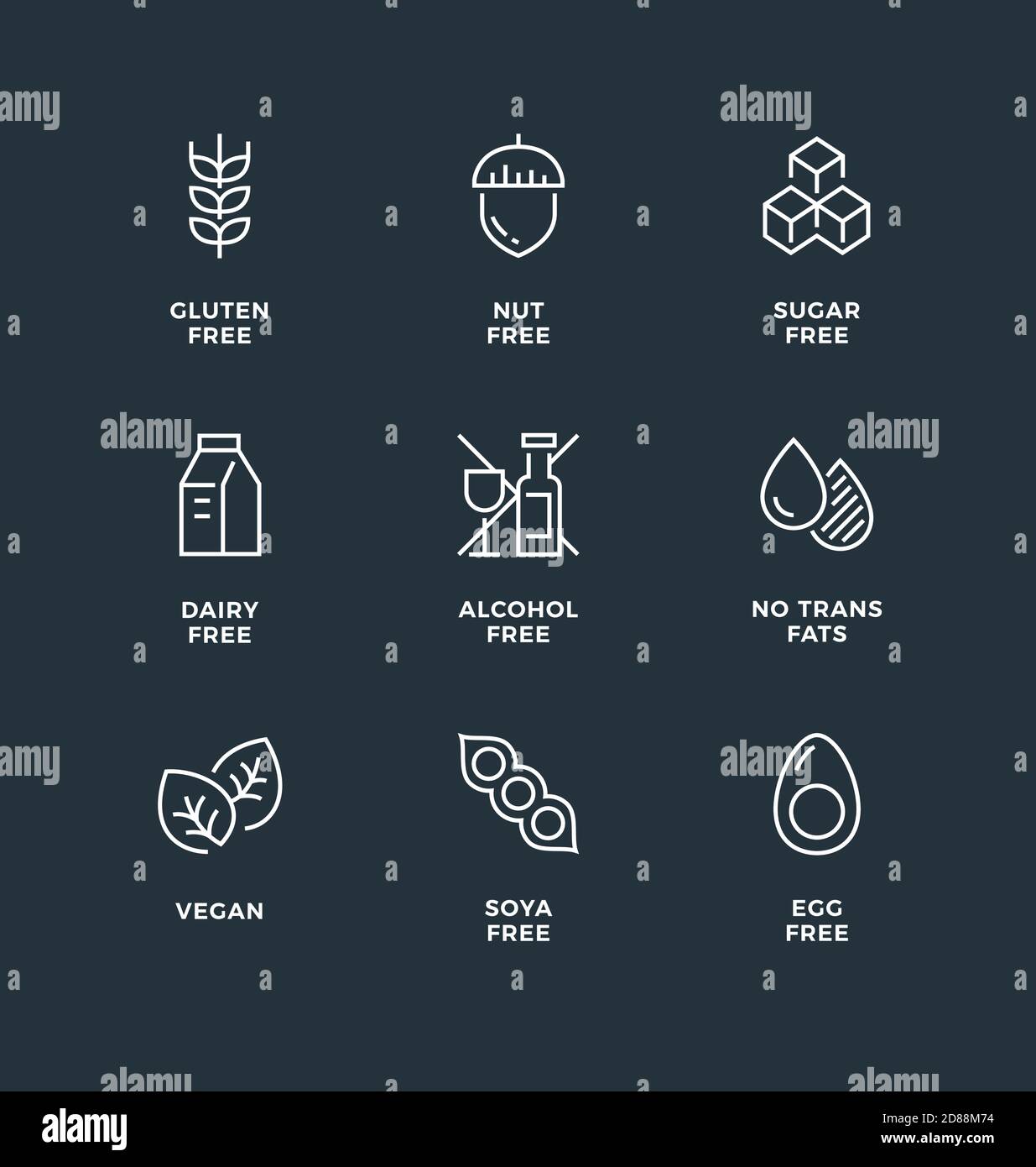 Vector set of design elements, logo design template, icons and badges ...