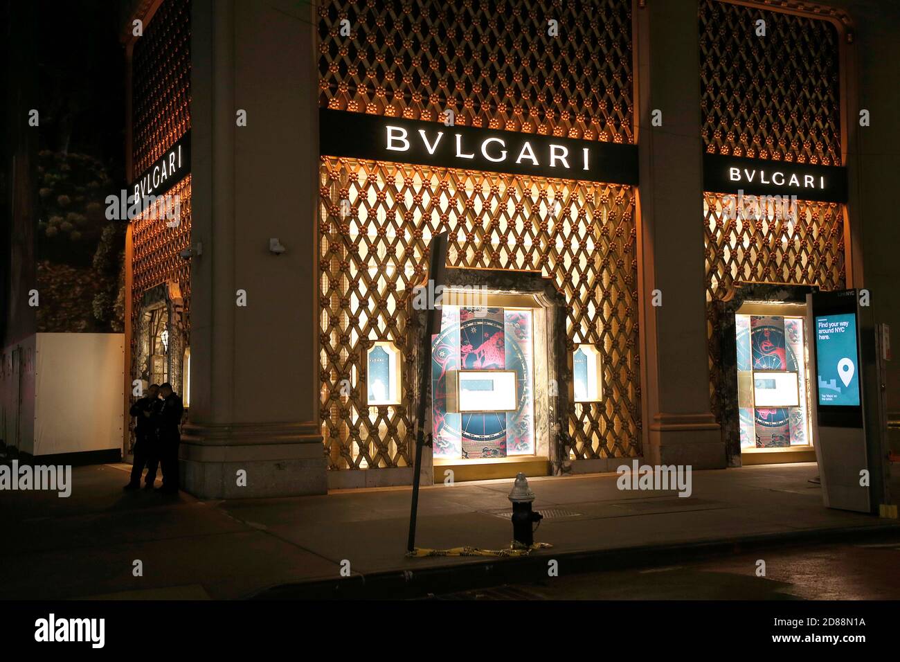 Bulgari shop front logo sign hi-res stock photography and images - Alamy