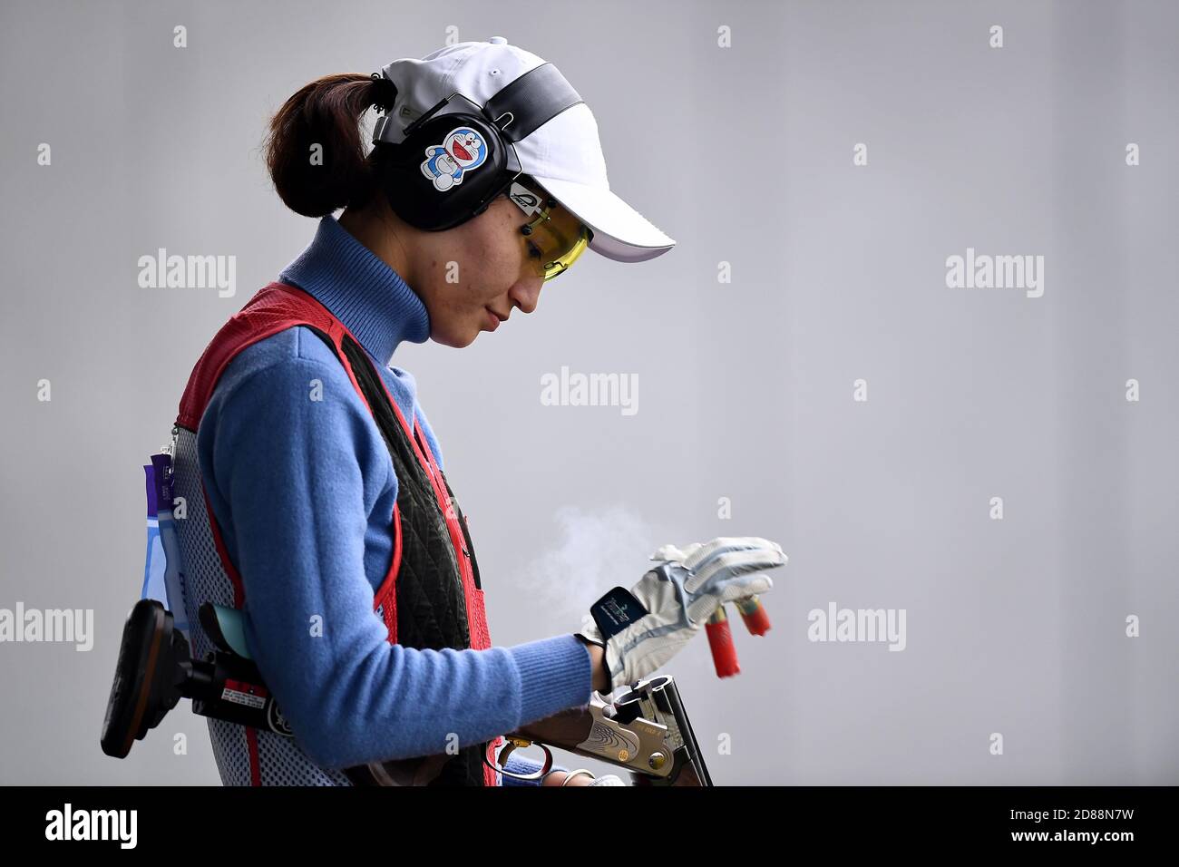 Linfen, China's Shanxi Province. 28th Oct, 2020. Lin Guo of Fujian team ...