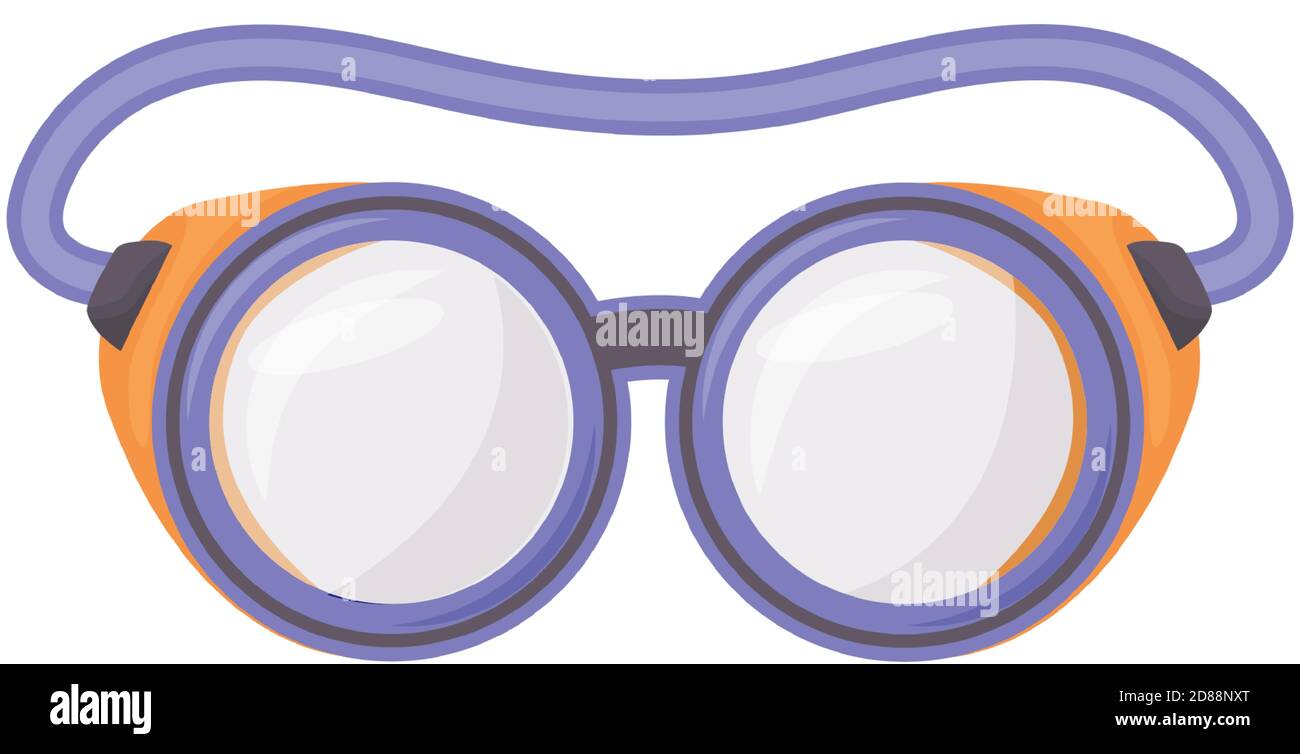 Protective glasses cartoon vector illustration Stock Vector Image & Art ...