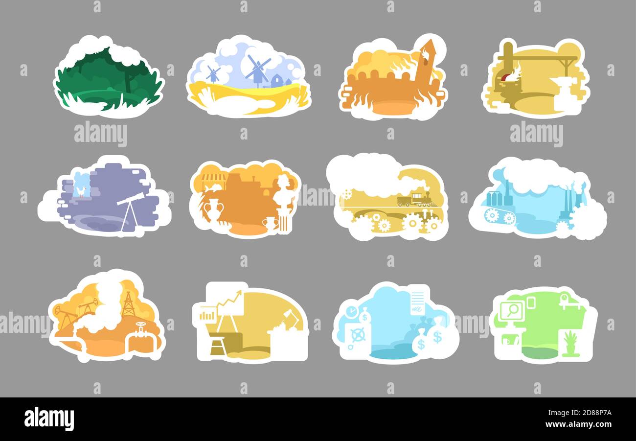 Evolution historical illustration hi-res stock photography and images ...