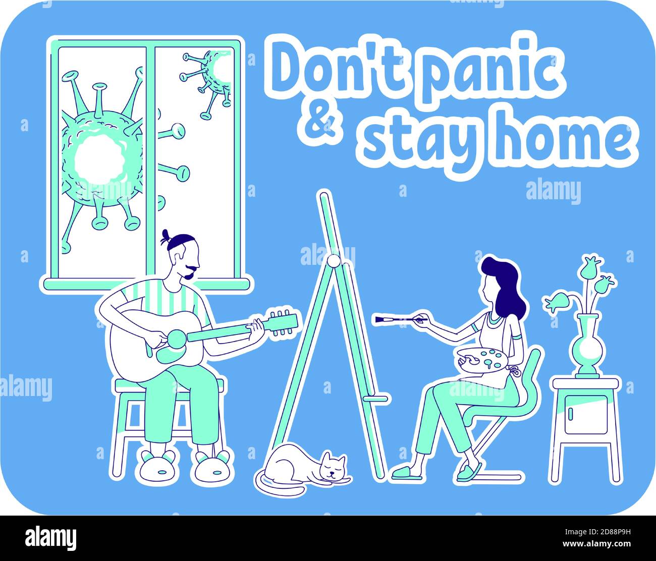Dont sit here Stock Vector Images - Alamy