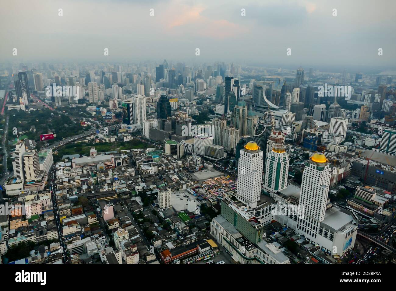 aerial view of city, digital photo picture as a background Stock Photo ...