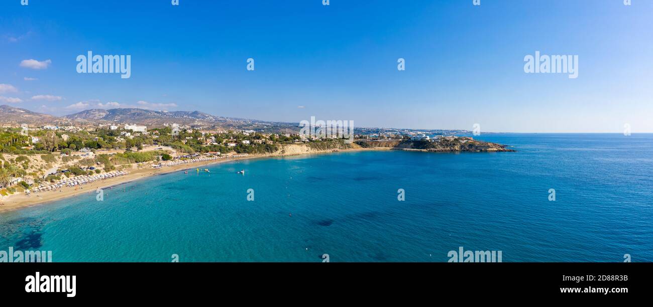 Aerial view of coral bay cyprus hi-res stock photography and images - Alamy
