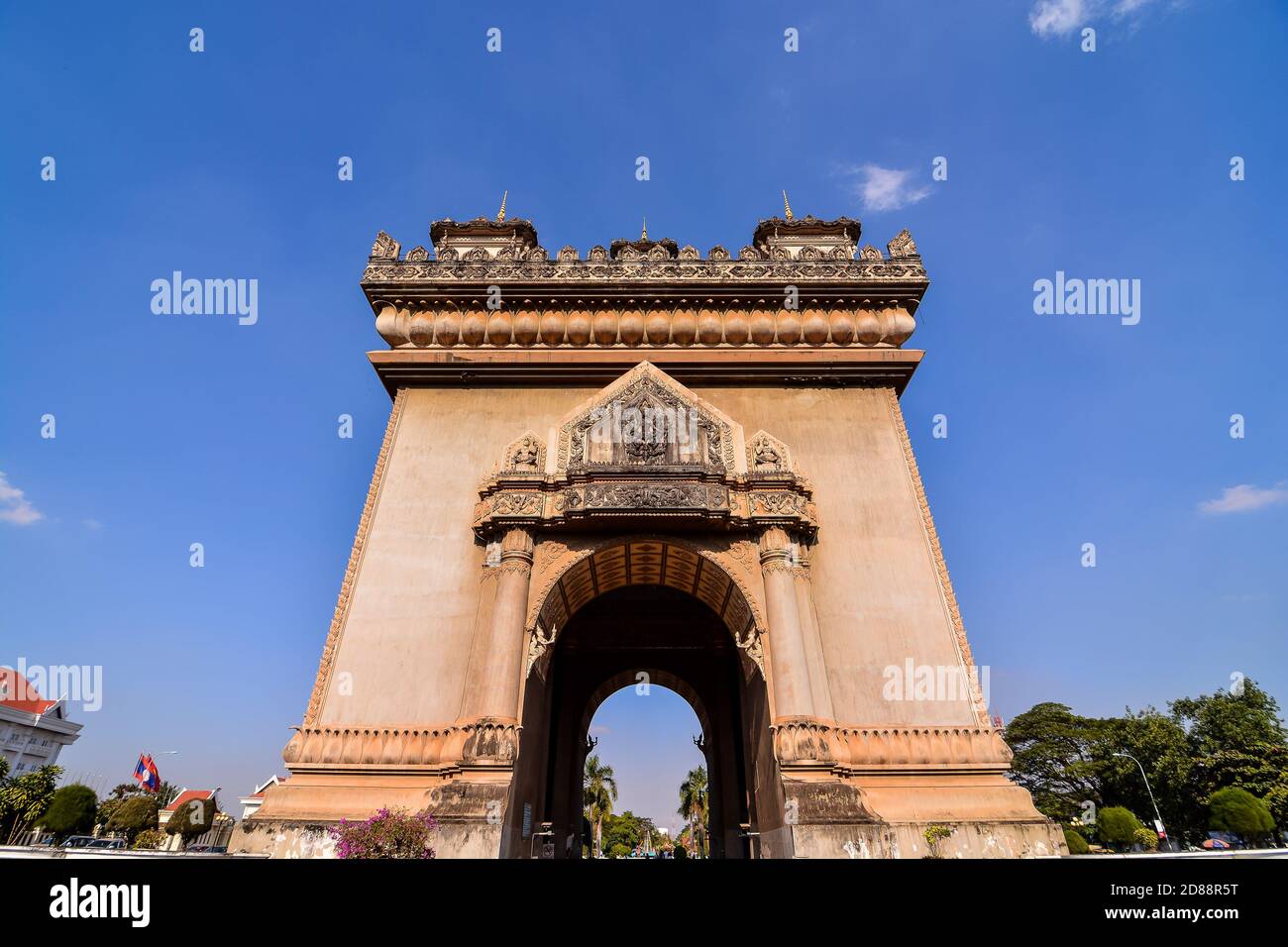 Beautiful photo of triomphe arc in vientiane laos, Asia Stock Photo - Alamy