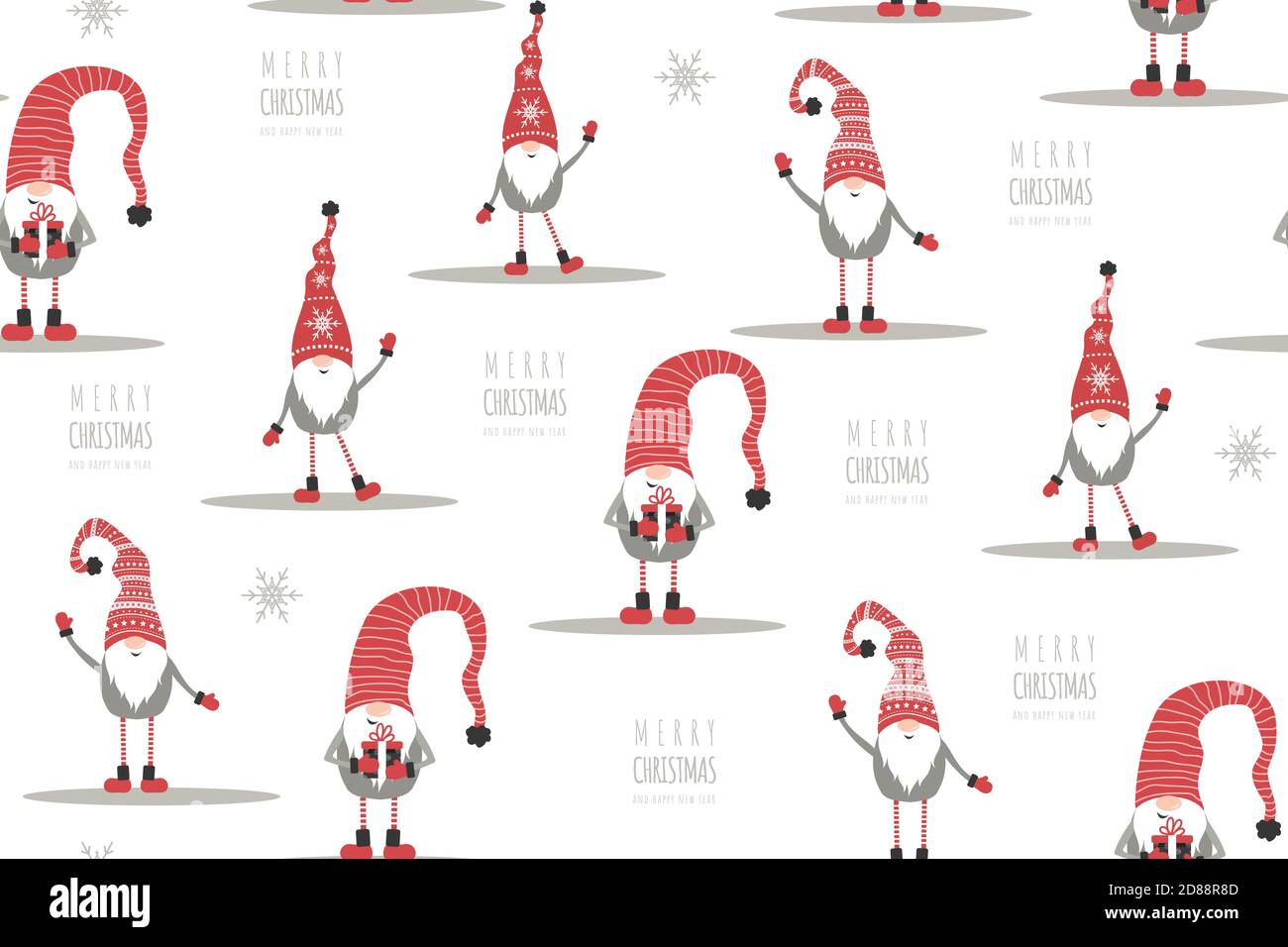 Gnomes in red Stock Vector Images - Alamy