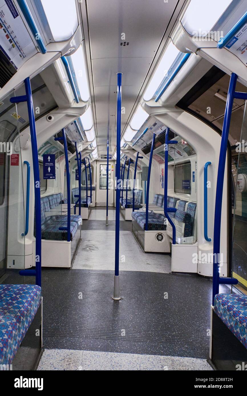 photograph of the empty subway Stock Photo - Alamy