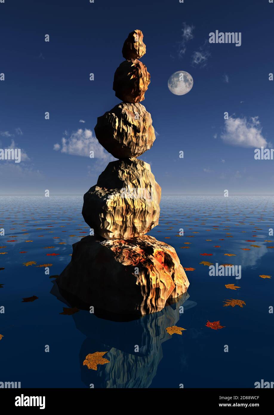 Stone balancing art hi-res stock photography and images - Alamy