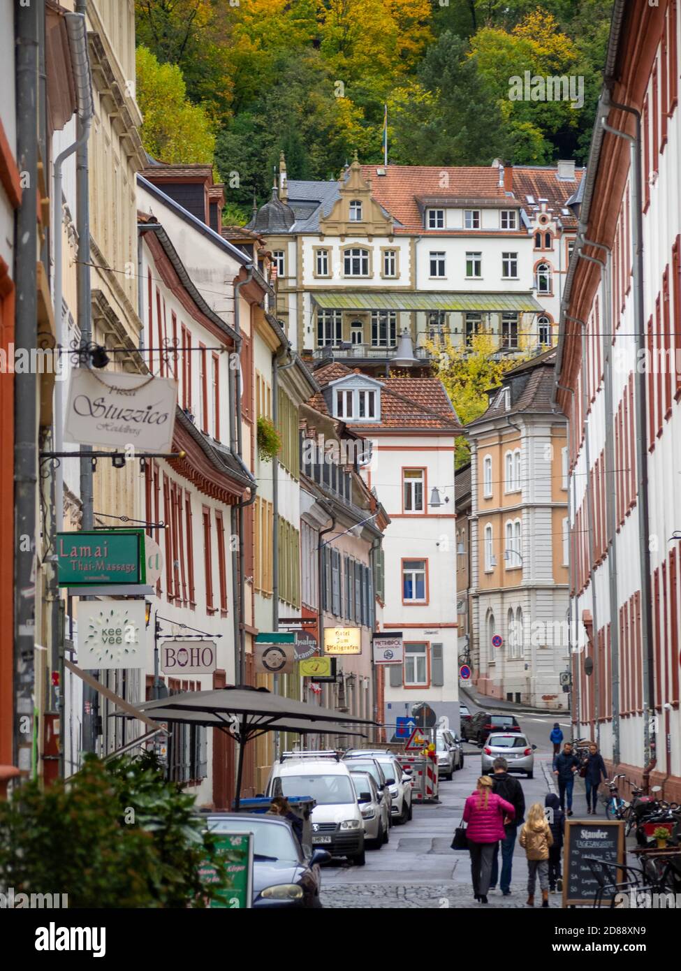 Heidelberg street hi-res stock photography and images - Alamy
