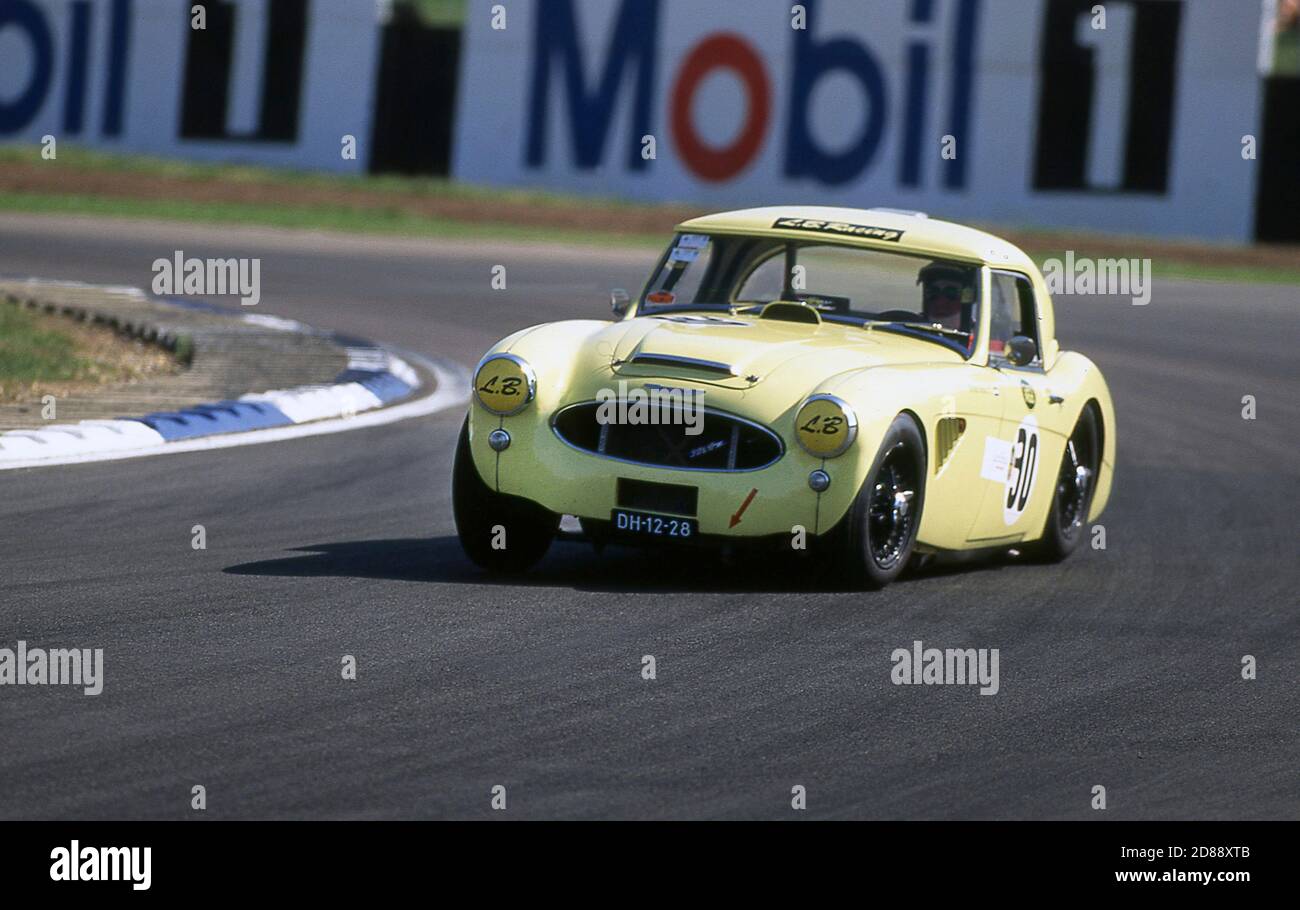 Austin Healey 3000 racing at Coy's Classic Historic Races, Silverstone ...
