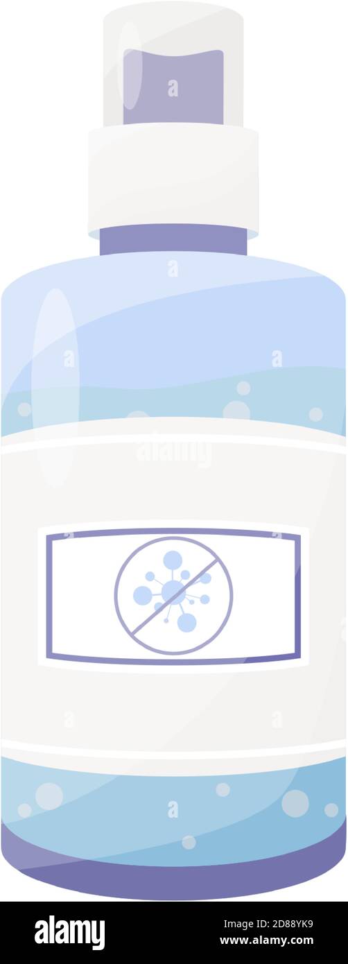 Antiseptic spray cartoon vector illustration Stock Vector Image & Art ...