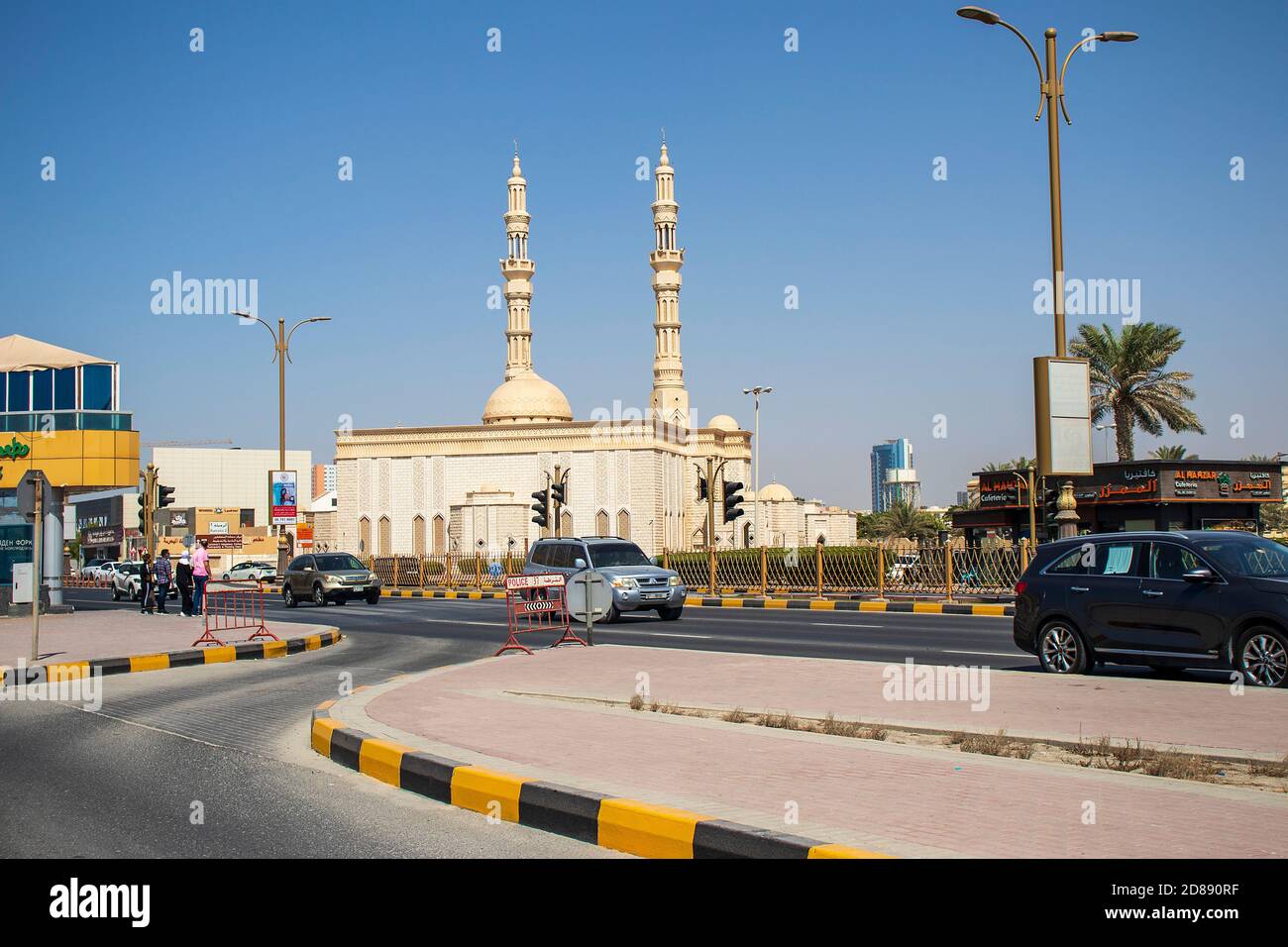 Corniche road in Ajman emirate. UAE. Outdoors Stock Photo - Alamy