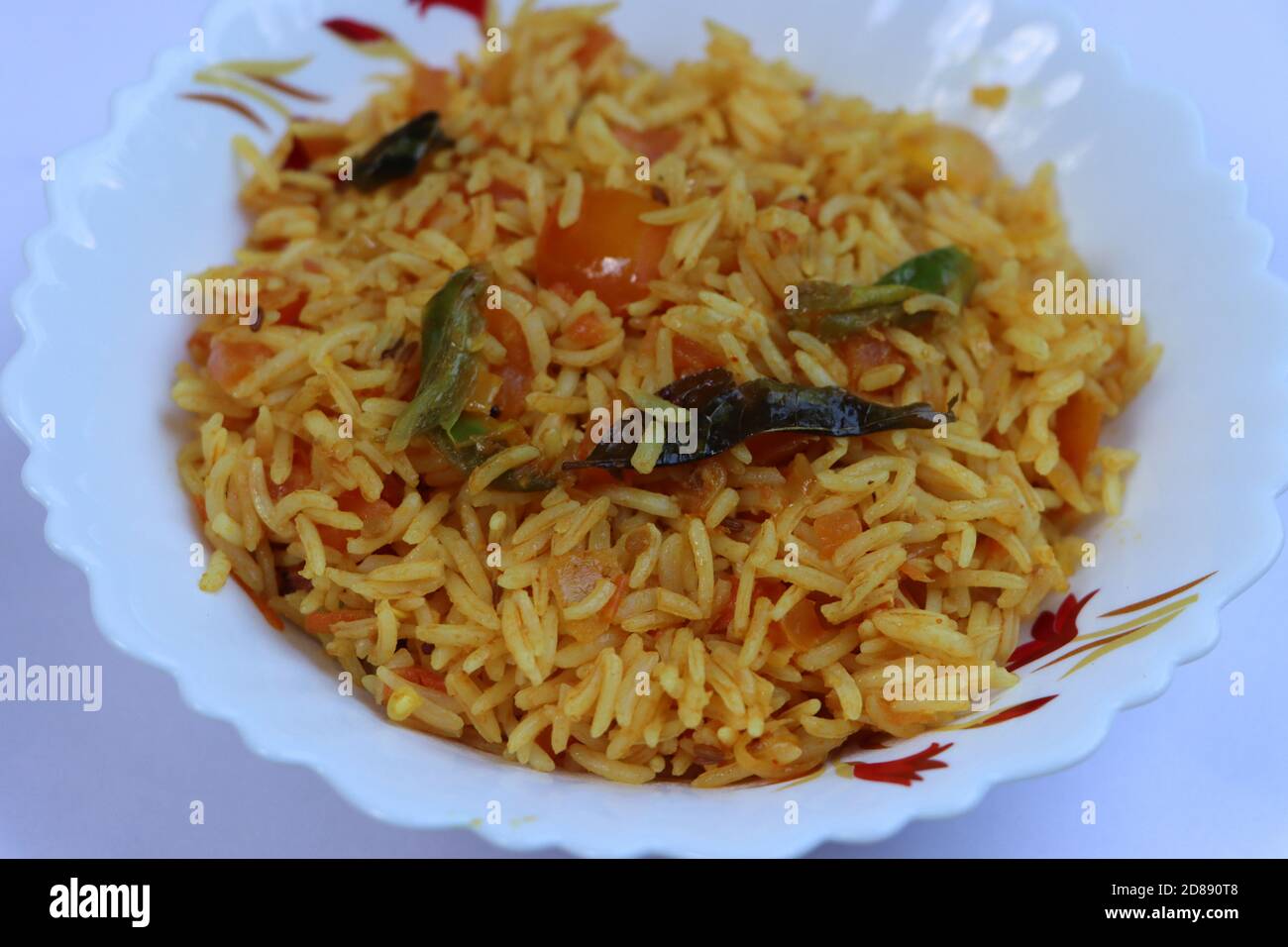Indian vegetarian rice bhaat hi-res stock photography and images - Alamy