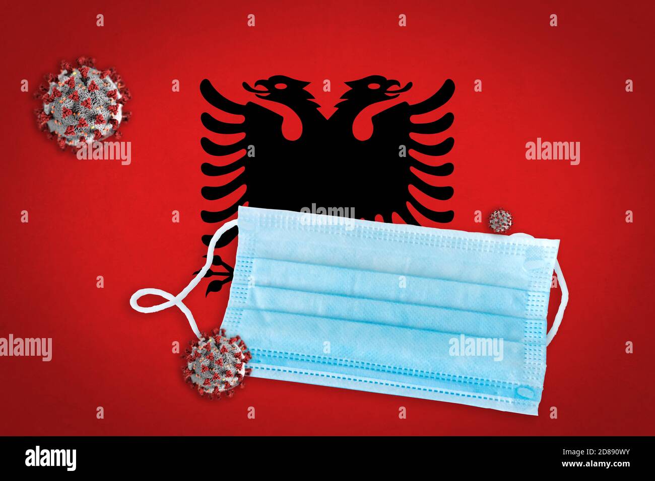 Albania masks covid hi-res stock photography and images - Alamy
