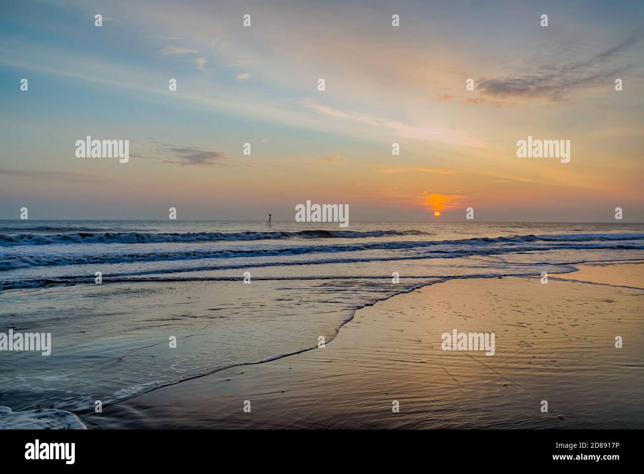 beach at sutton on sea Stock Photo - Alamy