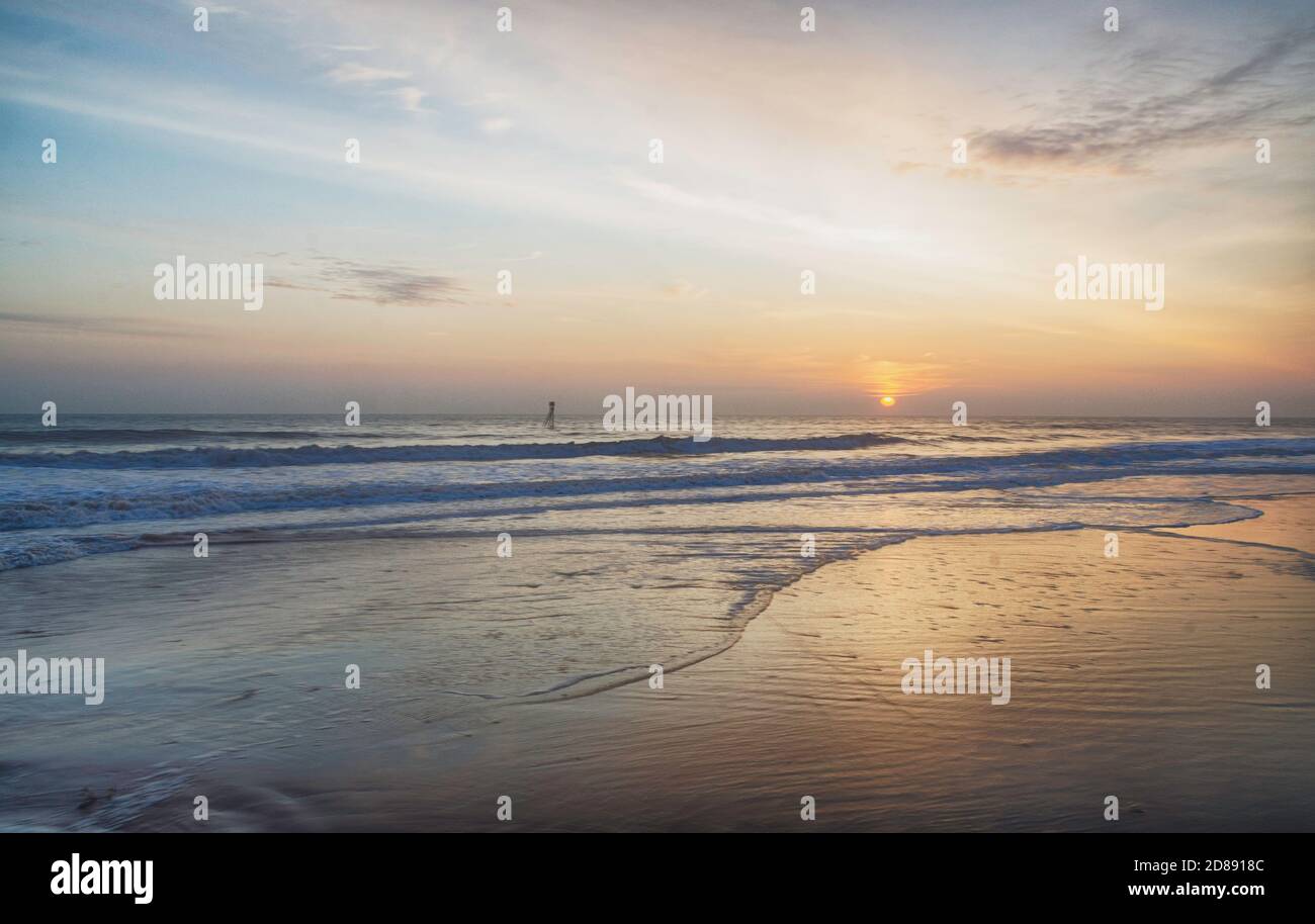 beach at sutton on sea Stock Photo - Alamy