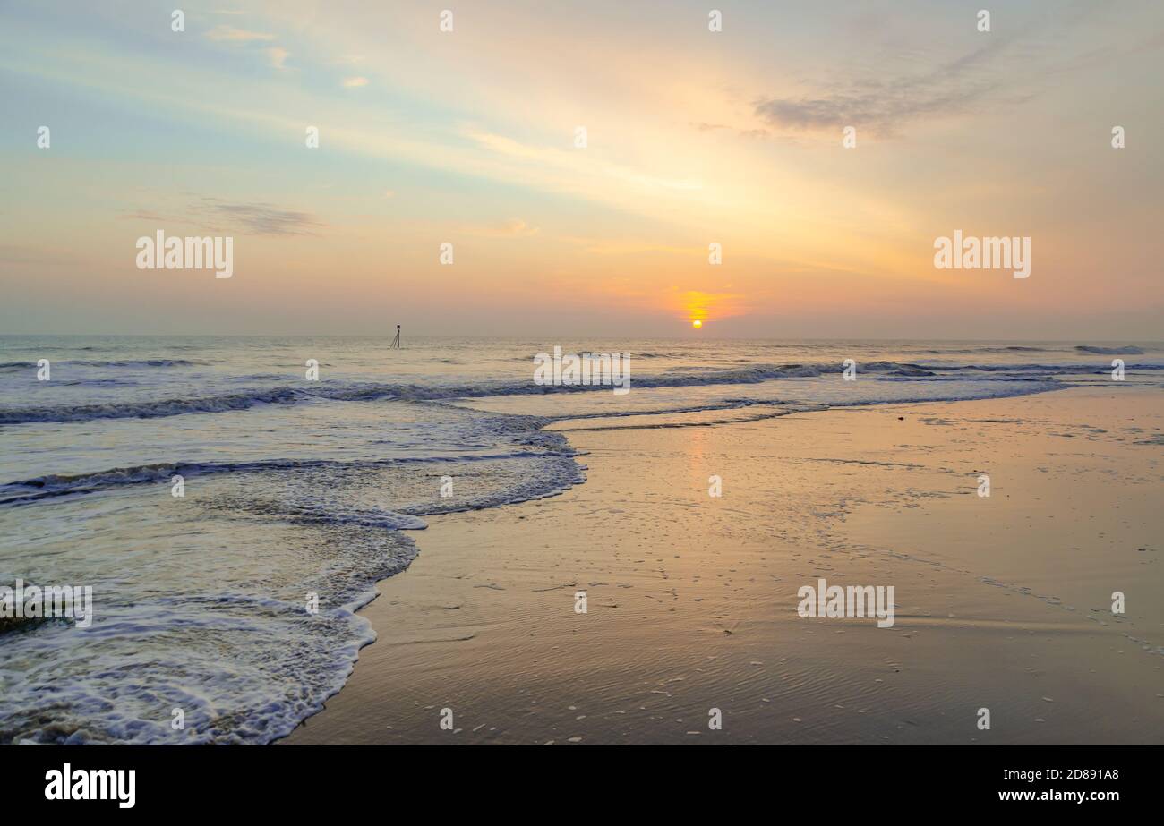 beach at sutton on sea Stock Photo - Alamy