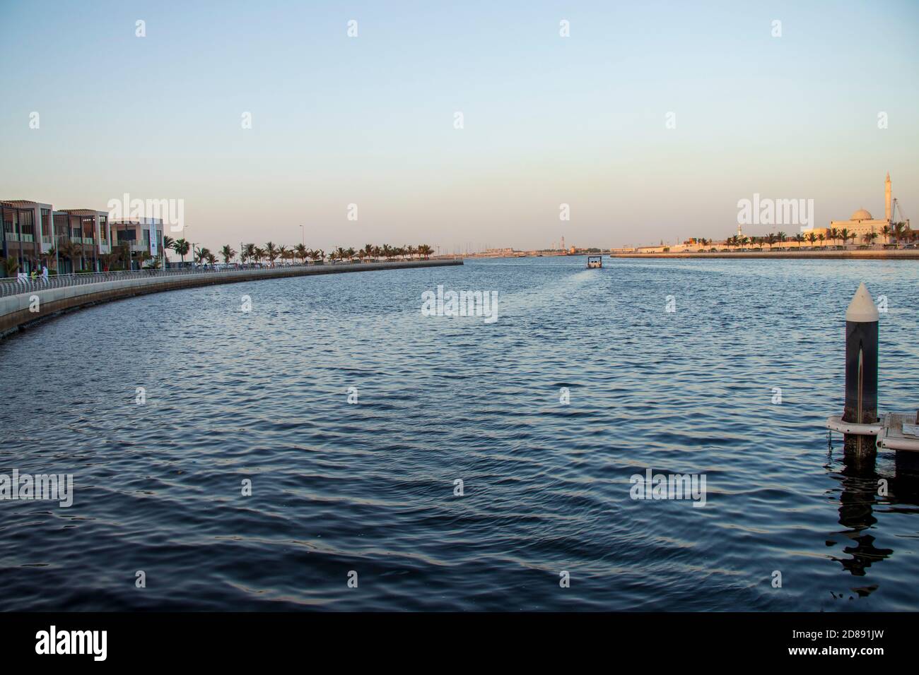Waterfront of Al Marsa Area in Ajman, UAE. Outdoors Stock Photo - Alamy