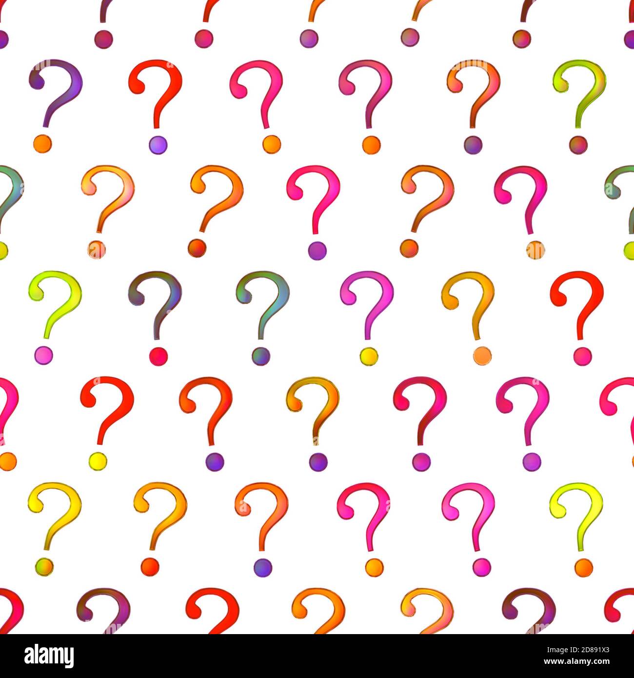 Bright Question Mark