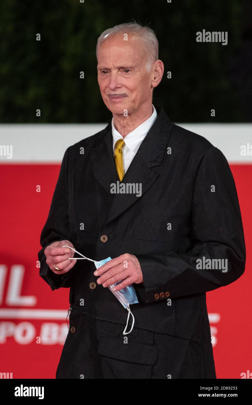 Roma, Oct, 15, 2020 Film director Jhon Waters attends at the red carpet ...