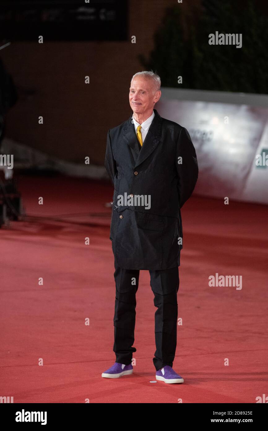 Roma, Oct, 15, 2020 Film director Jhon Waters attends at the red carpet ...