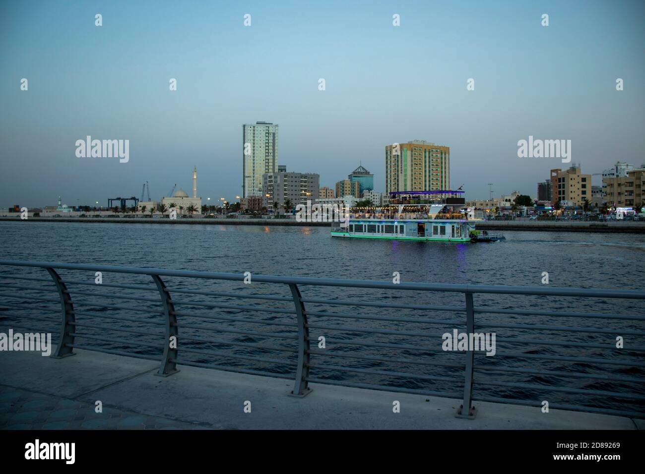 Waterfront of Al Marsa Area in Ajman, UAE. Outdoors Stock Photo - Alamy