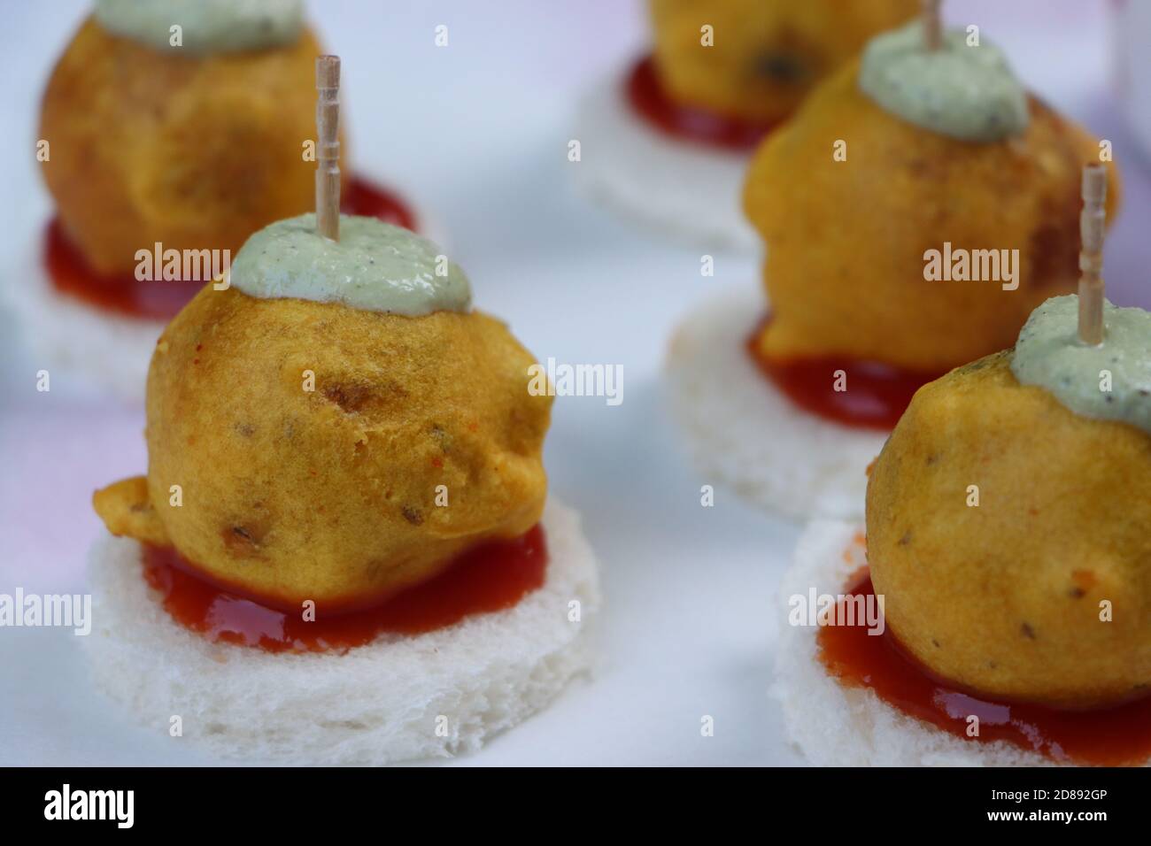 Mini vada Pav, restaurant style version of roadside fast food dish from ...