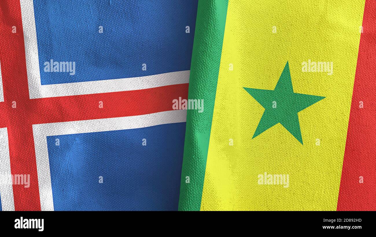 Iceland senegal flag hi-res stock photography and images - Alamy