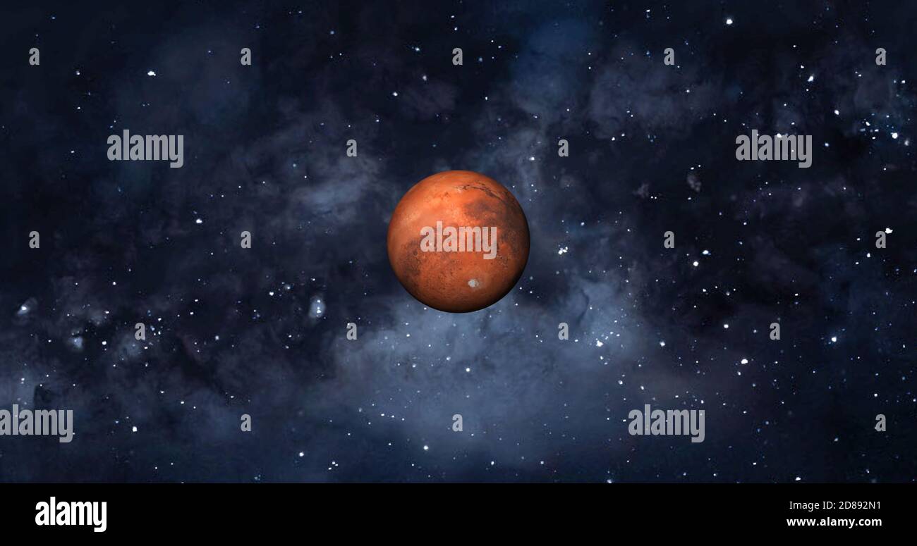 Full View Of The Planet Mars