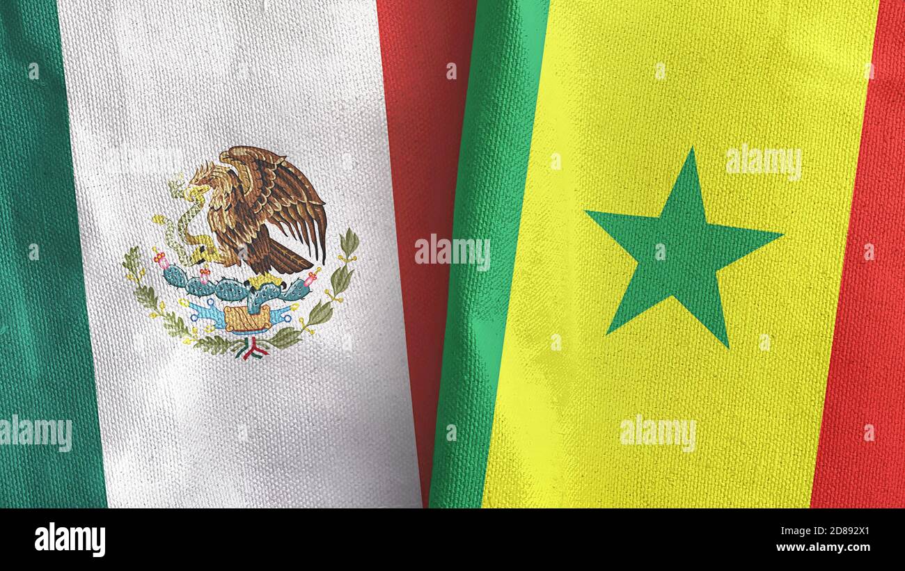 Mexico senegal flag hi-res stock photography and images - Alamy
