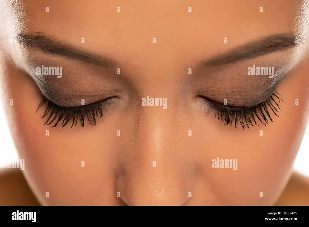 Natural eyelashes hi-res stock photography and images - Alamy