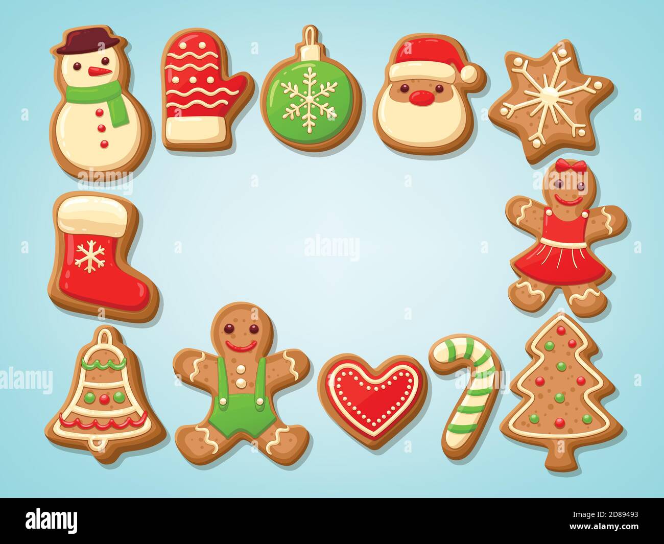 Candy cane star frame Stock Vector Images - Alamy