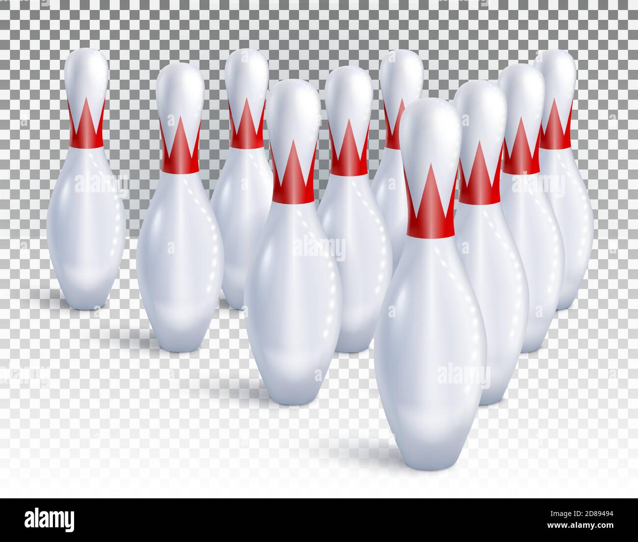 Bowling pins vector eps10 Stock Vector Image & Art - Alamy