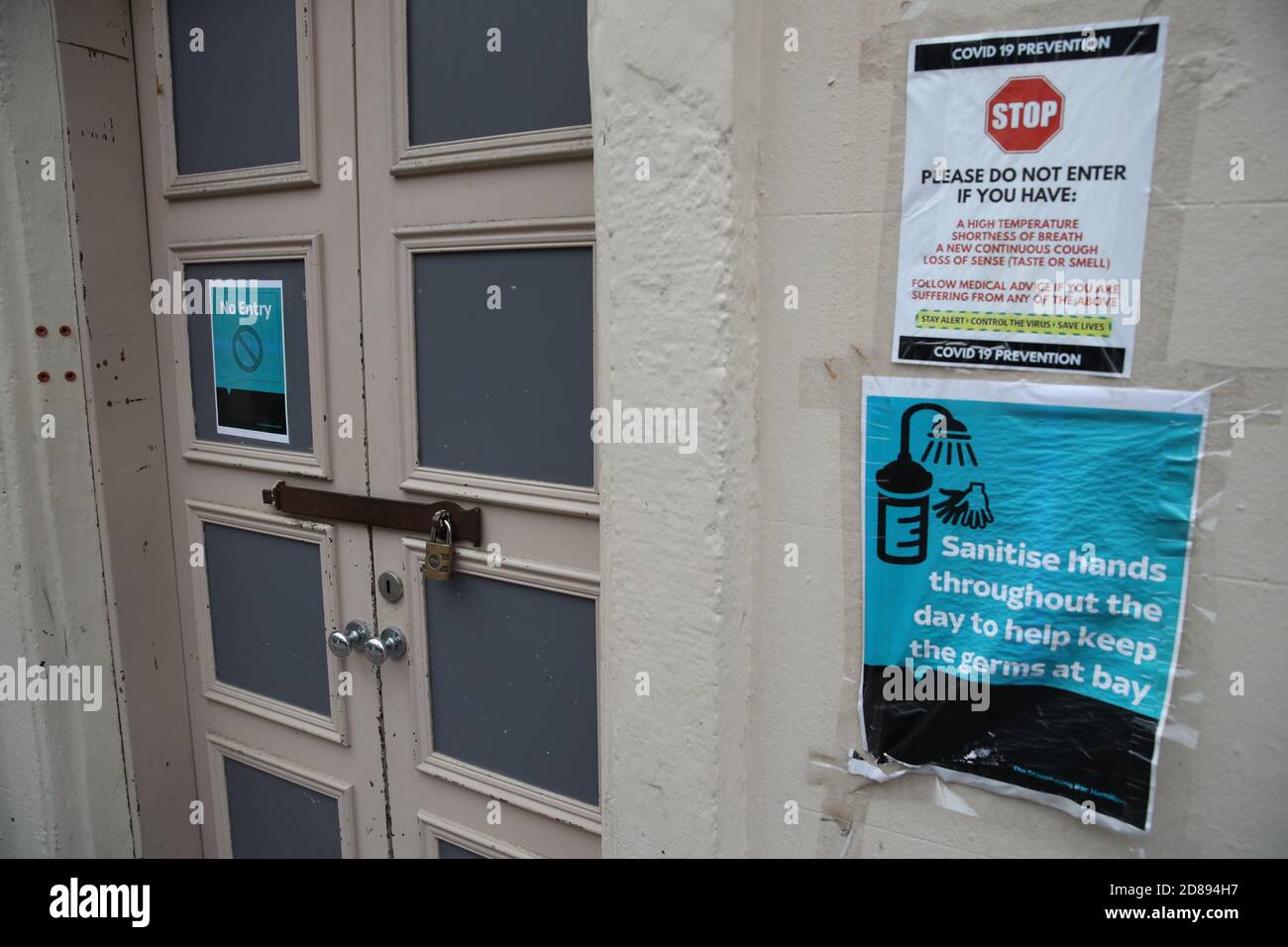 A closed pub in Hamilton, Lanarkshire, as the area could be placed into ...