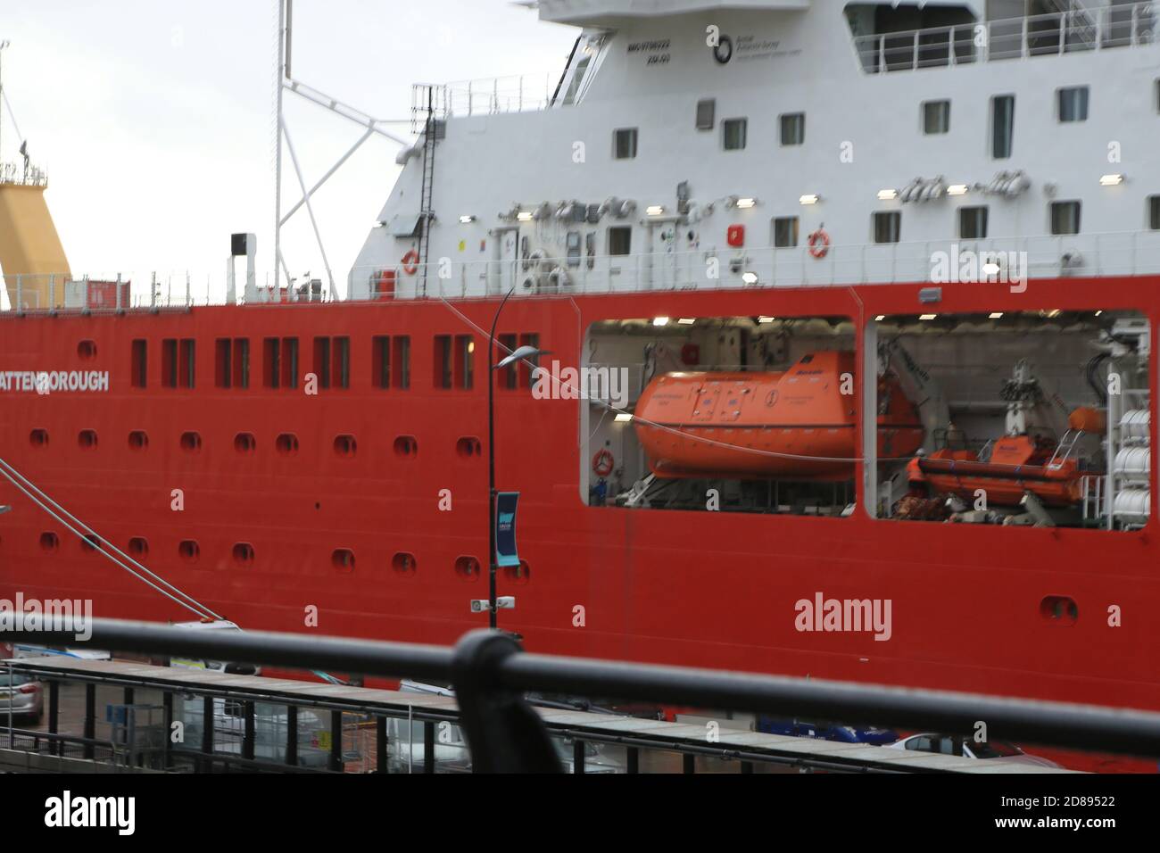 RRS David Attenborough returns to Cammell Lairds Stock Photo - Alamy