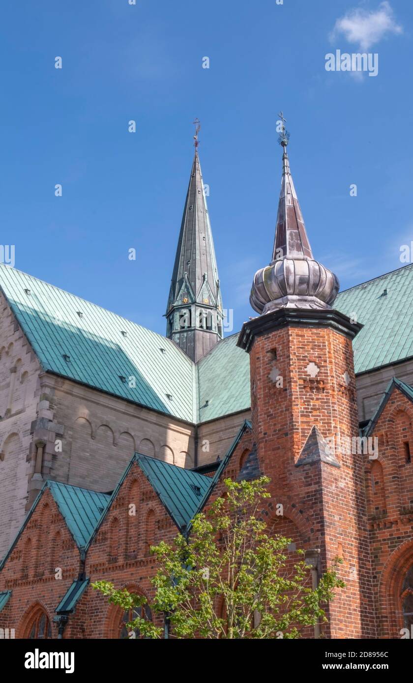 Medieval cathedral, Church of our Lady in Ribe, Denmark - HDR Stock ...