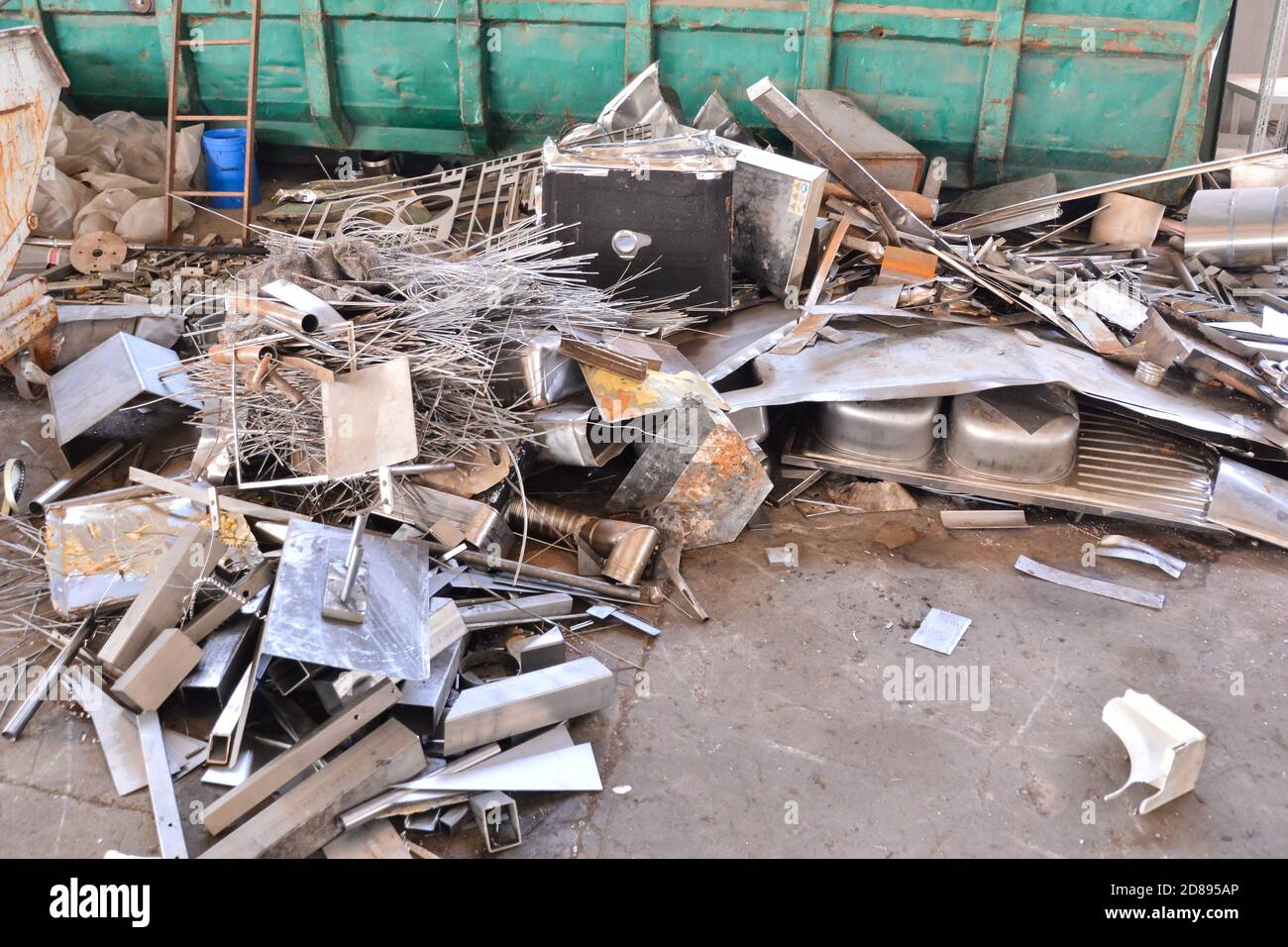 Metal Ready for Recycling Stock Photo - Alamy