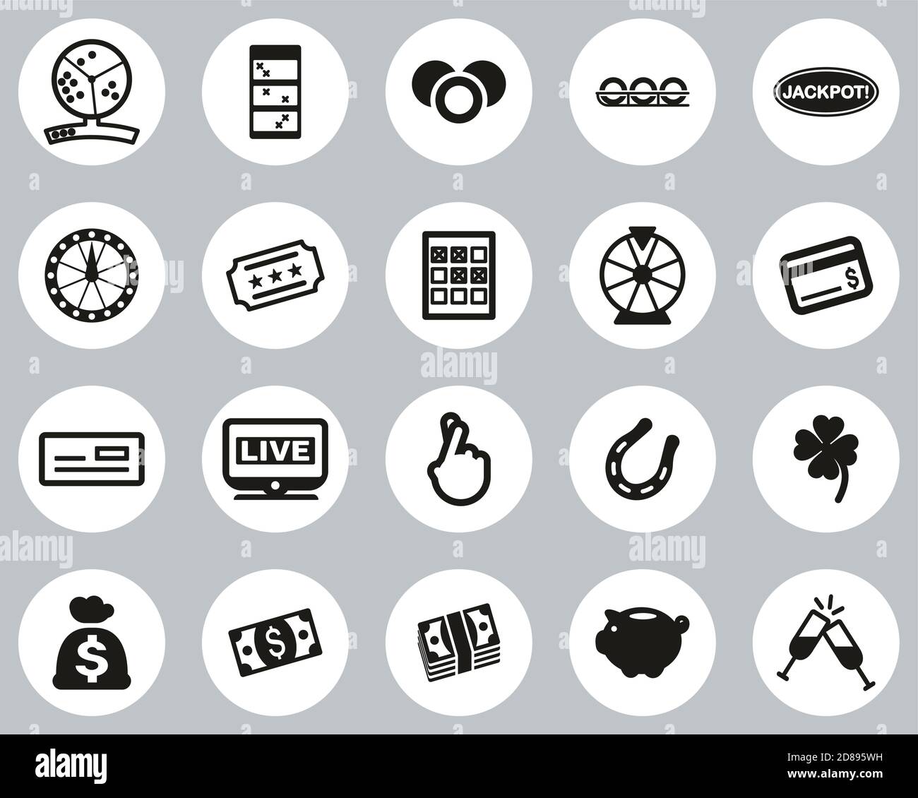 Raffle ticket numbers Stock Vector Images - Alamy