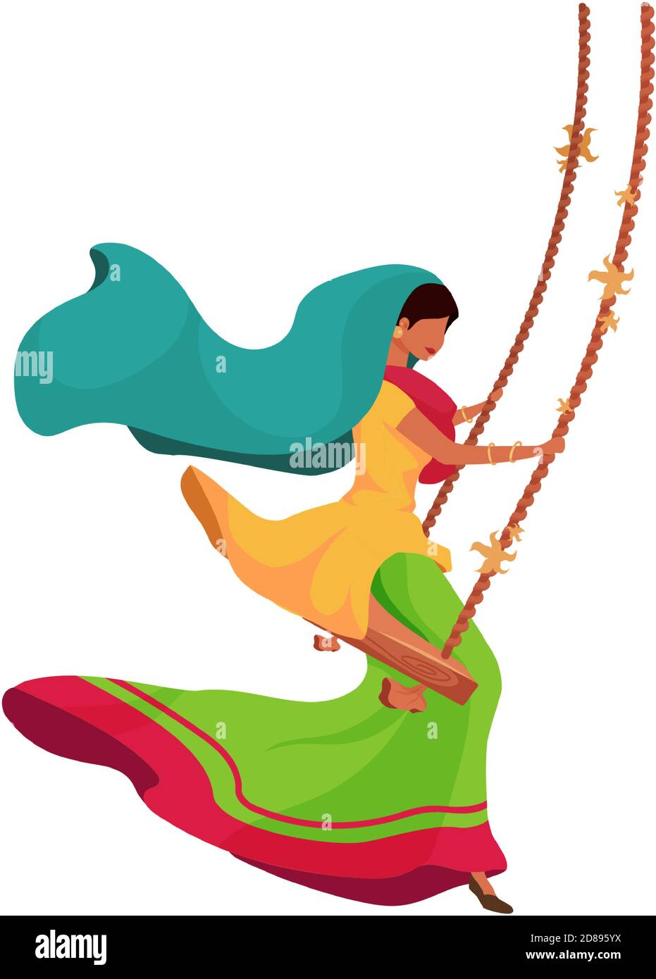 Indian sari jewelry Stock Vector Images - Alamy