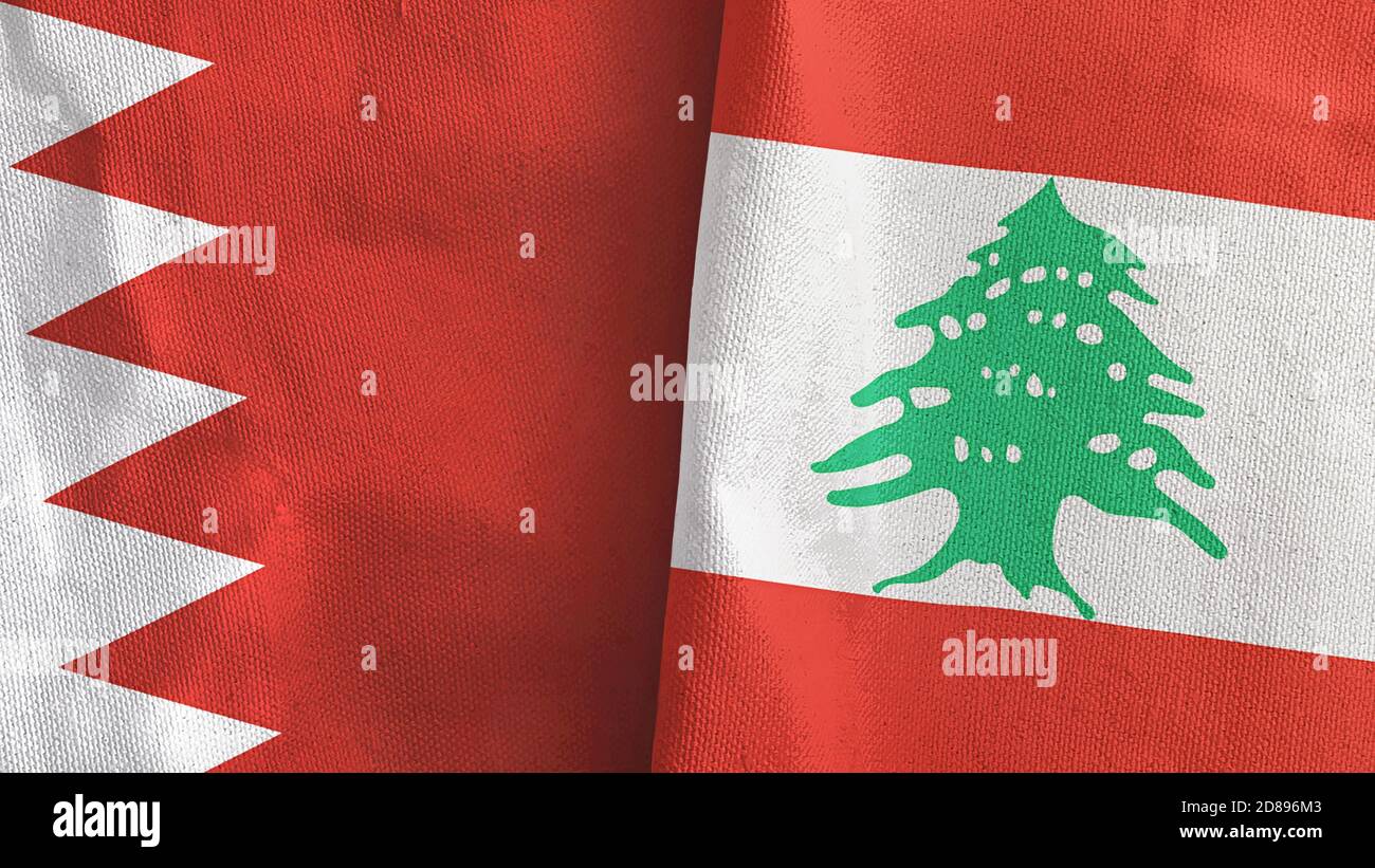 Bahrain lebanon flag hi-res stock photography and images - Alamy