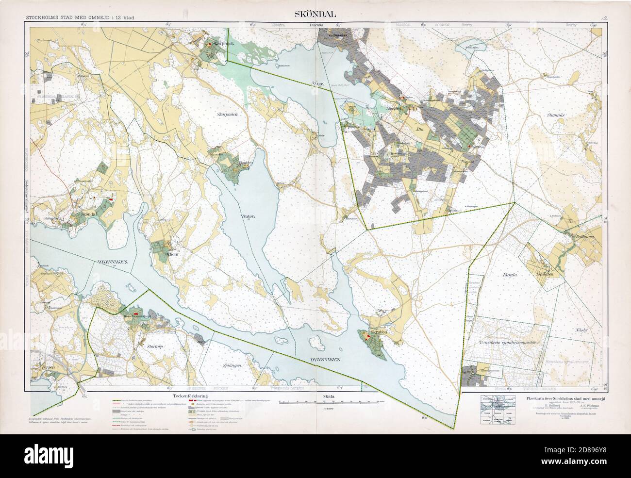 Stockholm archipelago map hi-res stock photography and images - Alamy