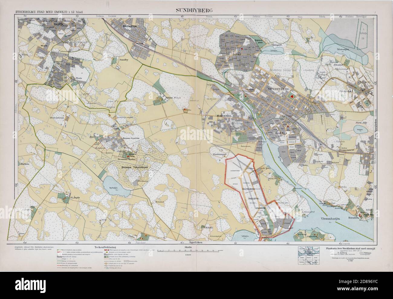 Stockholm archipelago map hi-res stock photography and images - Alamy