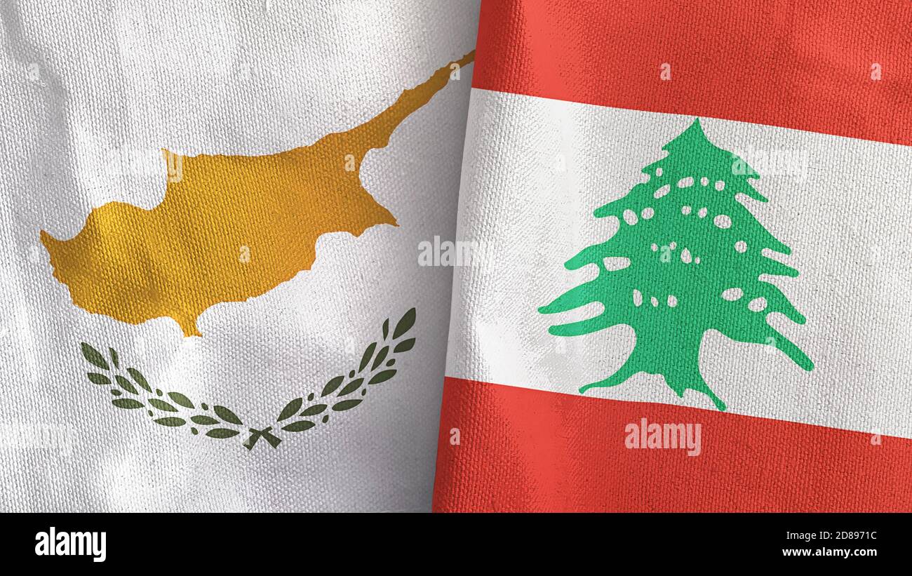 Lebanon cyprus flag hi-res stock photography and images - Alamy