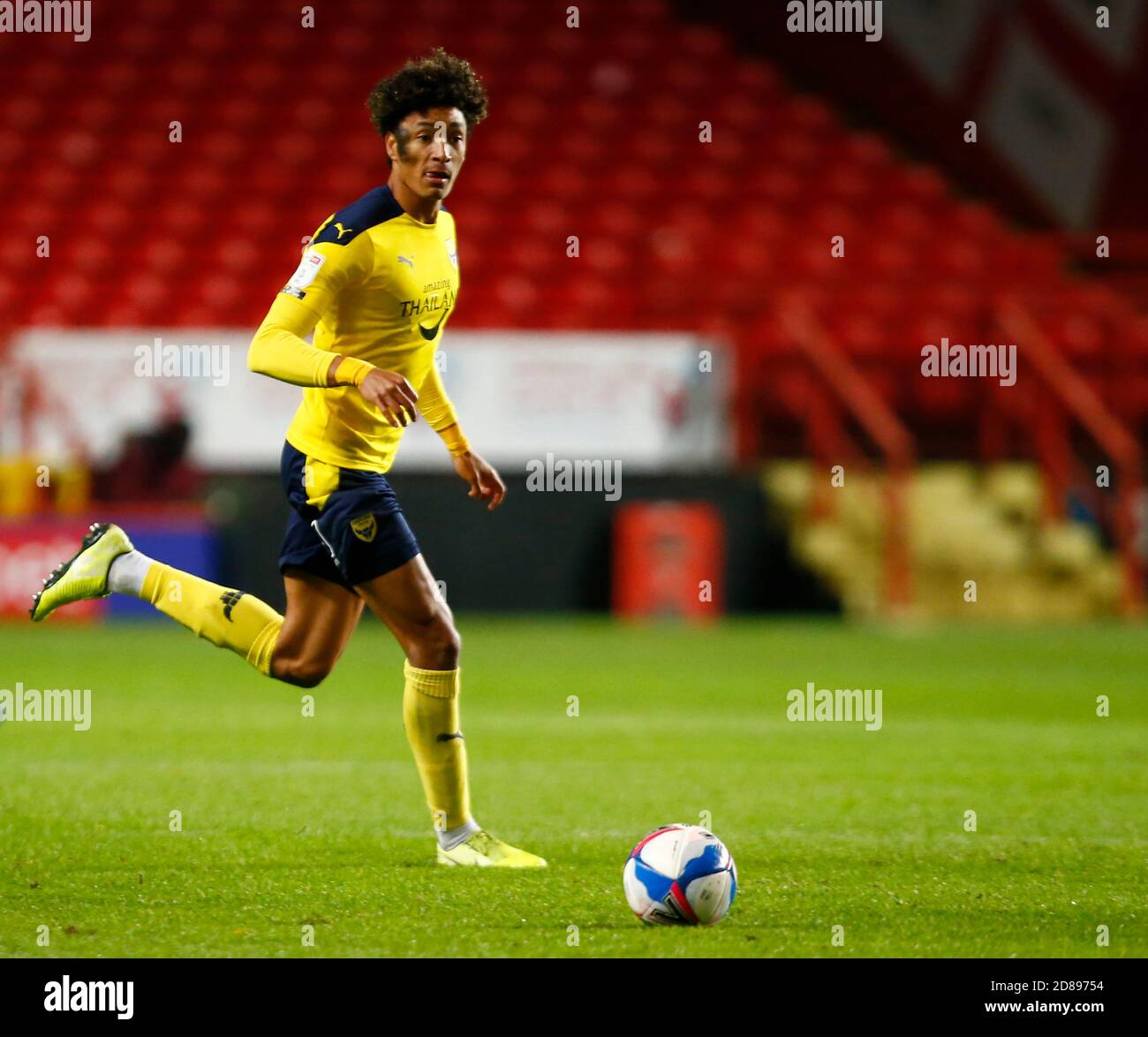 WOOLWICH, United Kingdom, OCTOBER 27: Oxford United's Sean Clare during ...